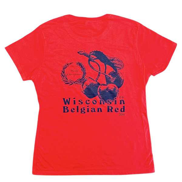 Women's Belgian Red T-Shirt - New Glarus Brewing Company