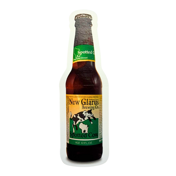 Spotted Cow Bottle Sticker - New Glarus Brewing Company